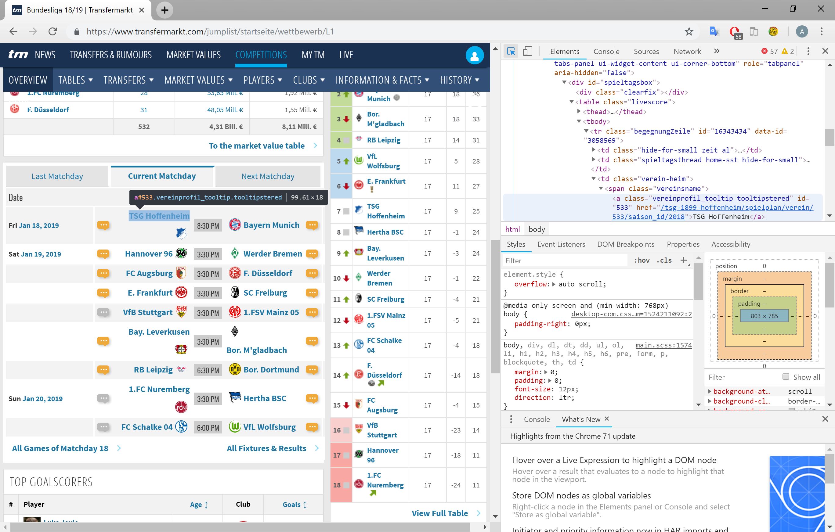 Exasol Python UDF web scraper for Bundesliga match day fixtures – Beat ...